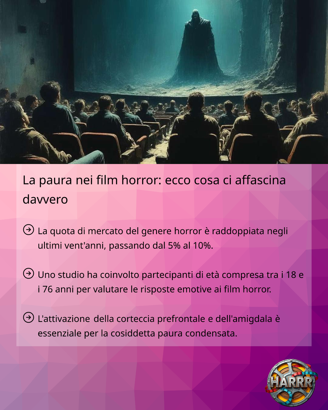 La paura nei film horror: ecco cosa ci affascina davvero - Harrr Bullet